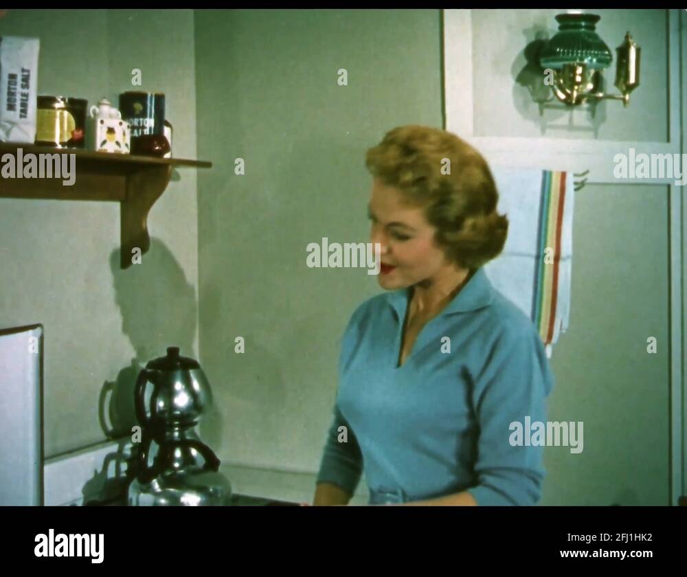 Mary sings a song about her wishes and they come true - 1956 Stock ...