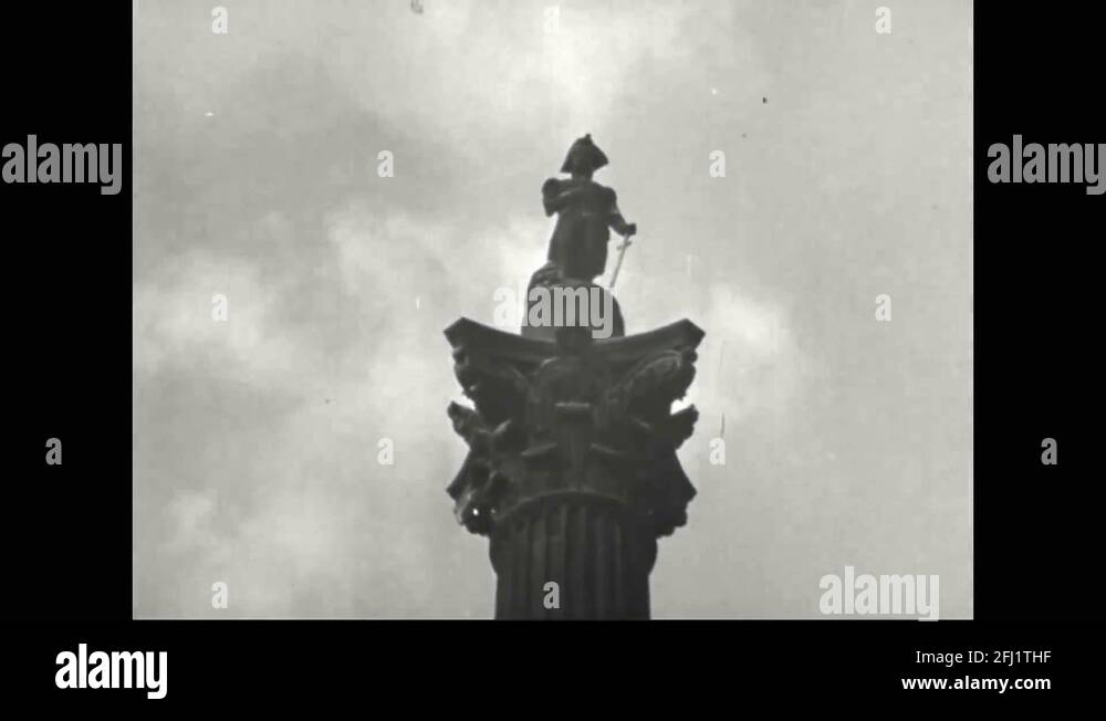 WW2 - Statue of John Nelson in London Stock Video Footage - Alamy