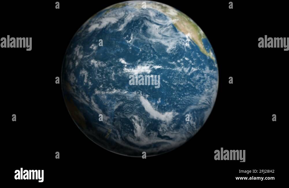 Spinning earth on black background 4k Stock Video Footage - Alamy