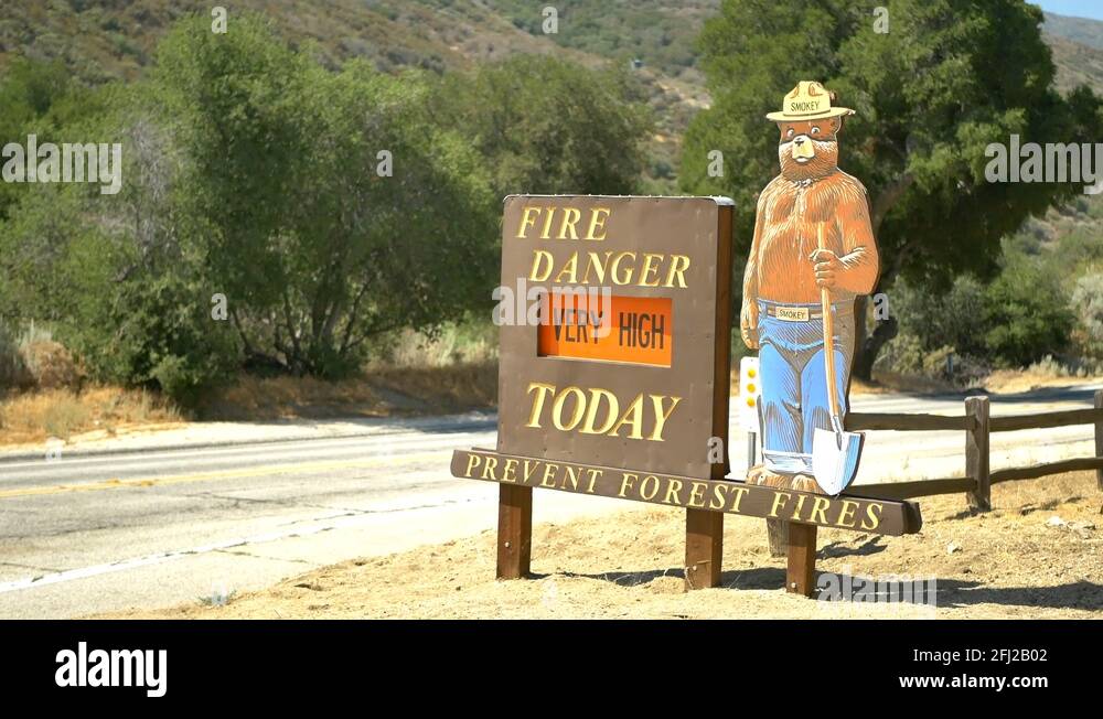 Bush fire warning sign Stock Videos & Footage - HD and 4K Video Clips ...