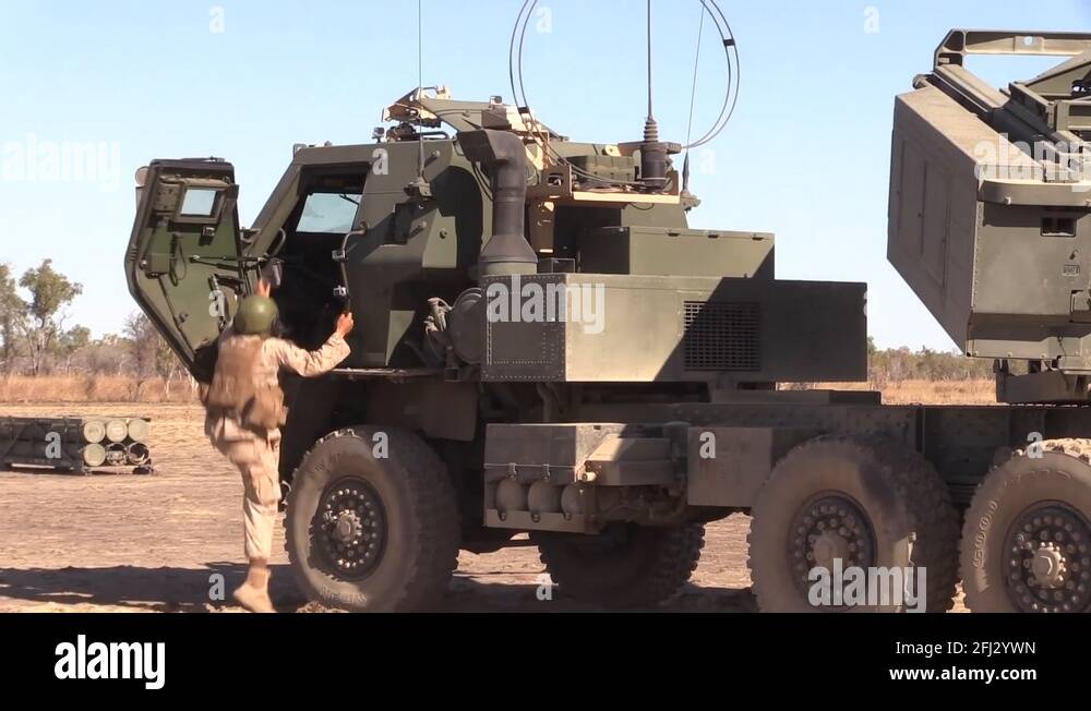 High Mobility Artillery Rocket System during Talisman Sabre exercise ...