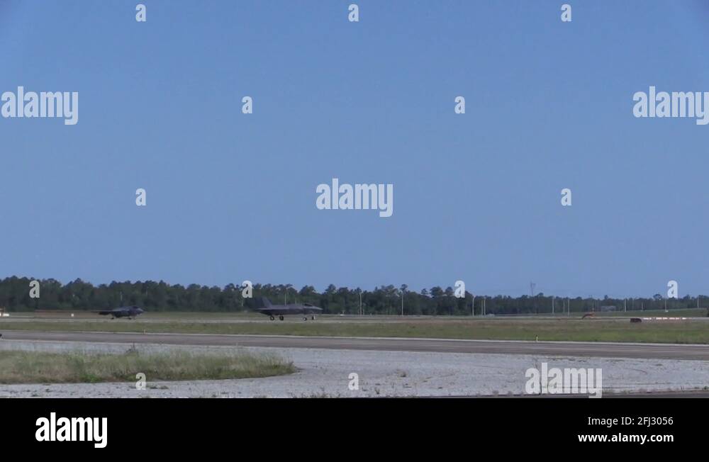 Lockheed Martin F-35 Lightning II take off from runway - 2015 Stock ...