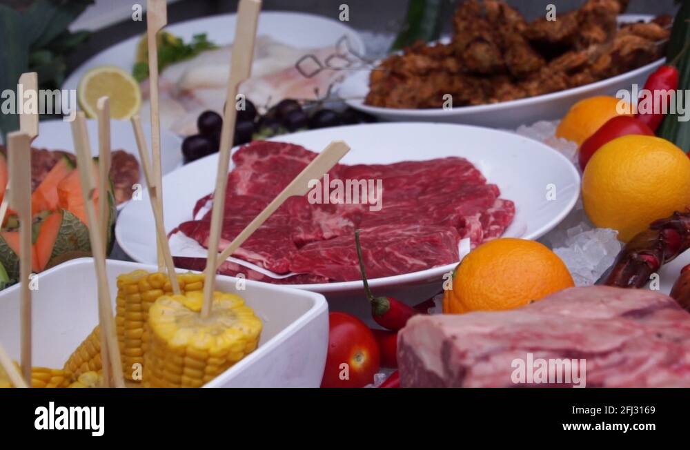 Meat fish and poultry Stock Videos & Footage - HD and 4K Video Clips ...