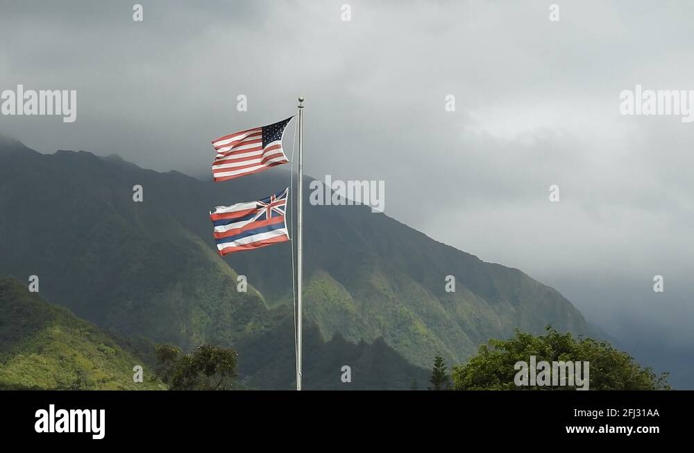 Hawaiian american union jack Stock Videos & Footage - HD and 4K Video ...