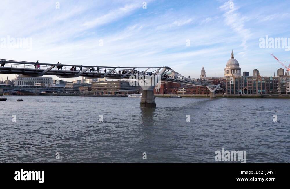 St paul millenium bridge Stock Videos & Footage - HD and 4K Video Clips ...