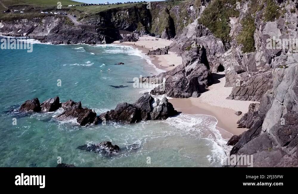 Coumeenoole bay beach dingle peninsula Stock Videos & Footage - HD and ...