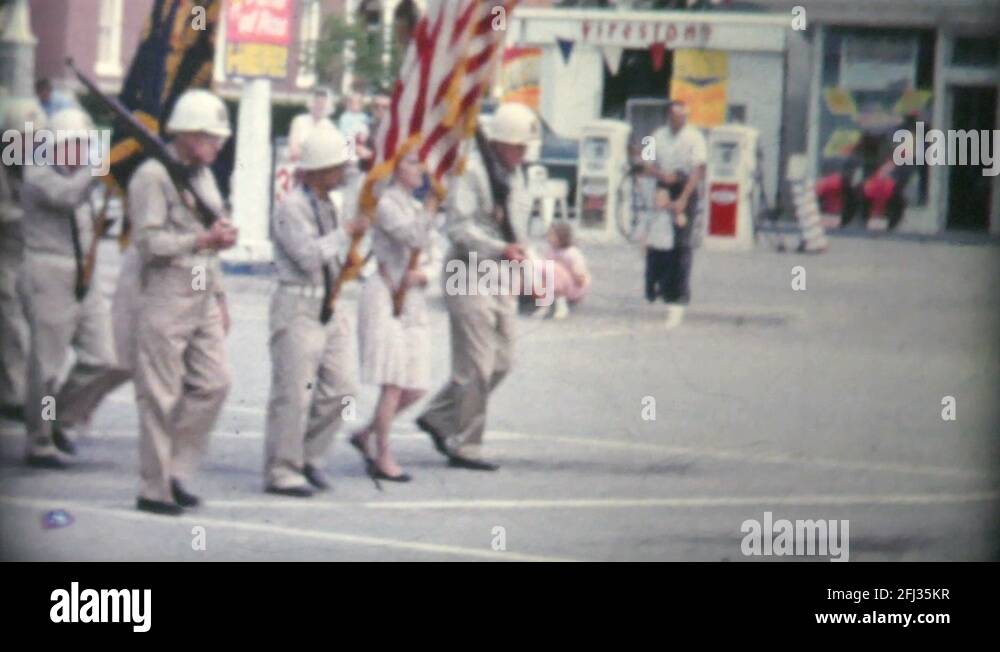 Young Scouts And Cadets Marching In Special Parade-1972 Vintage 8mm ...