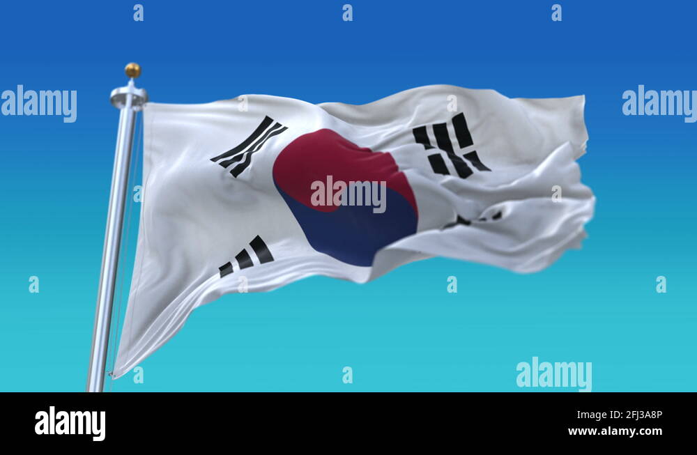 Republic of korea flag Stock Videos & Footage - HD and 4K Video Clips ...
