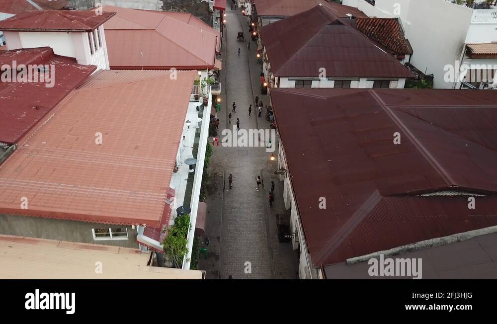 Unesco world heritage site. Top down rooftop view. Aerial view of ...