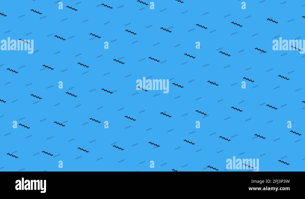 abstract modern wiggle line background loop blue and black Stock Video ...