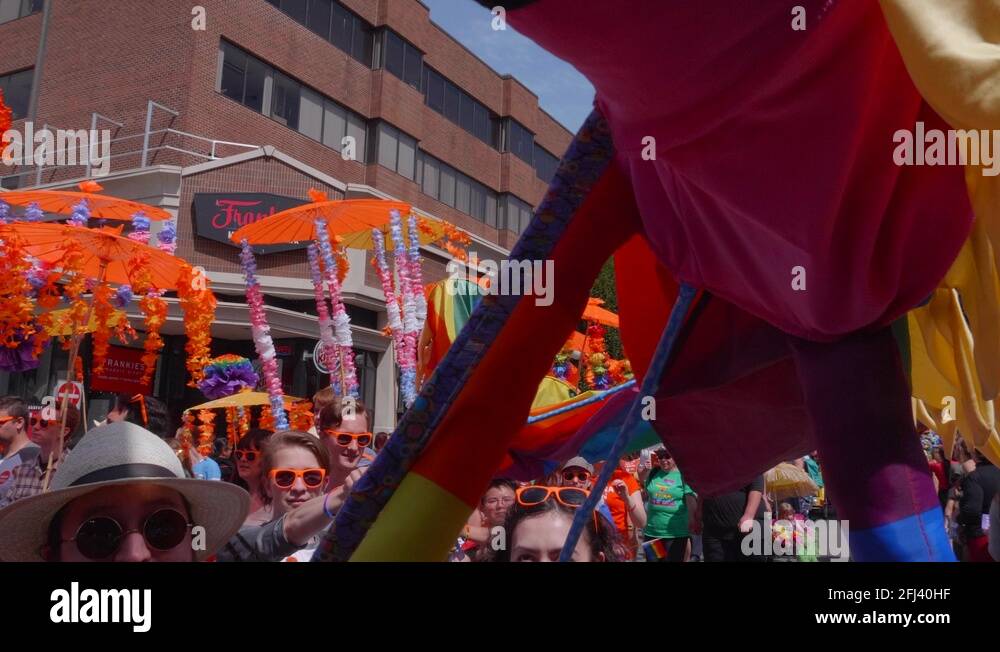 Crowd of people at pride parade Stock Videos & Footage - HD and 4K ...