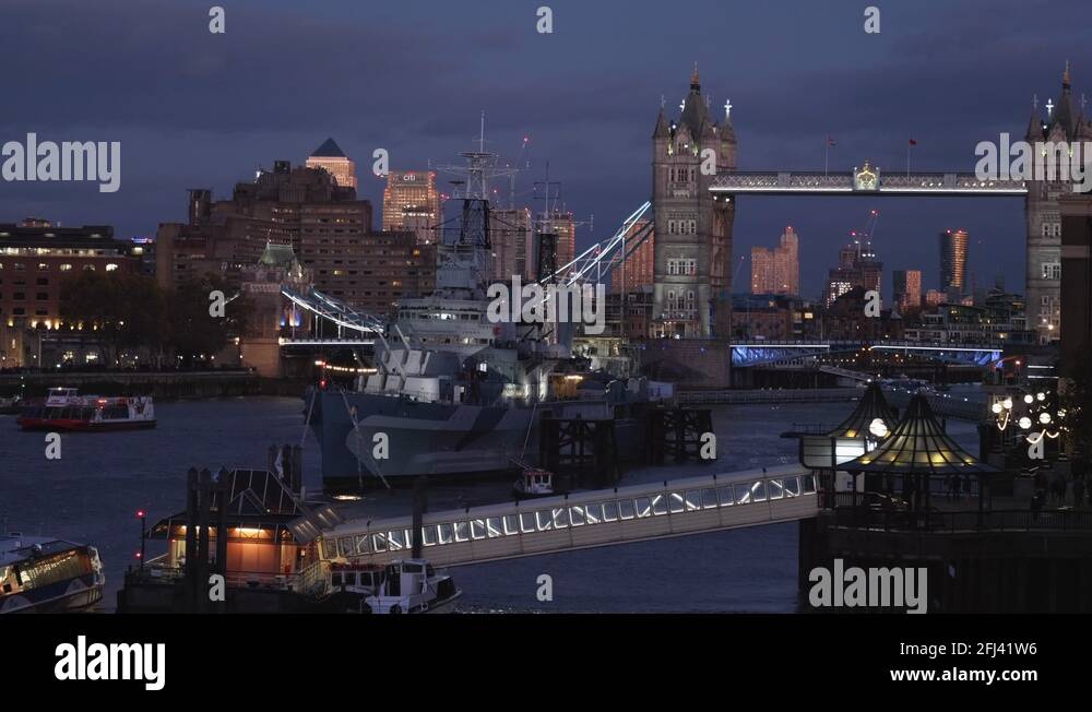 Bridge to the hms belfast Stock Videos & Footage - HD and 4K Video ...