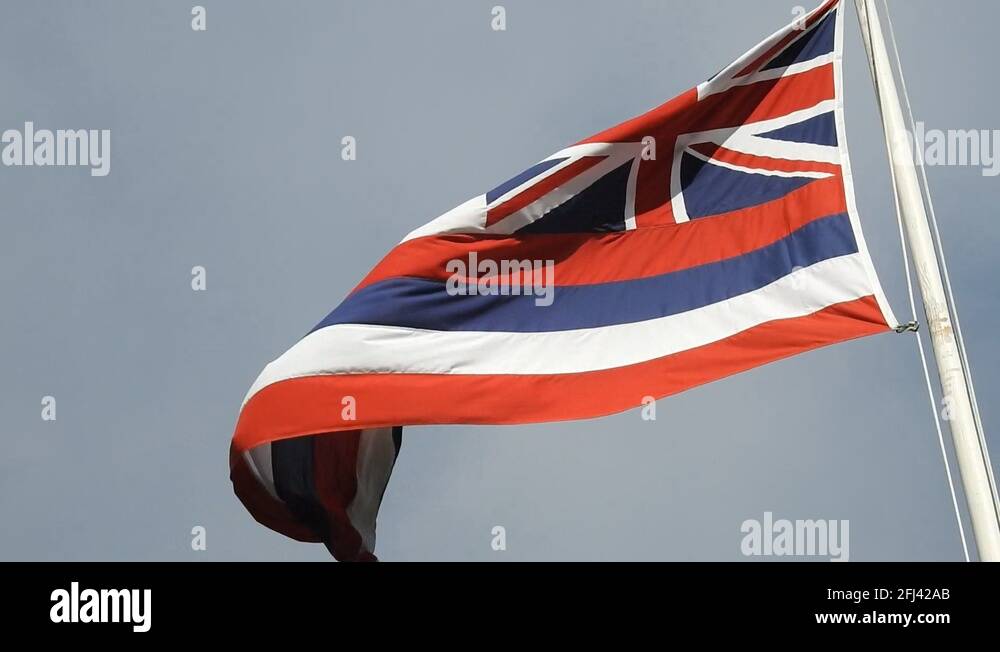 Flying hawaiian flag Stock Videos & Footage - HD and 4K Video Clips - Alamy