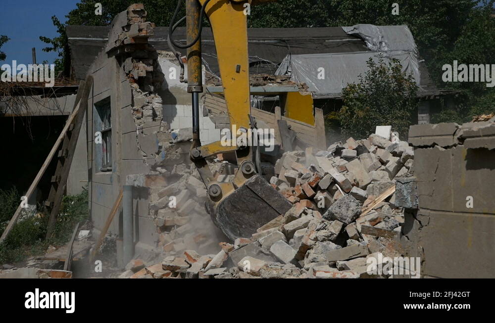 Using demolition waste building Stock Videos & Footage - HD and 4K ...