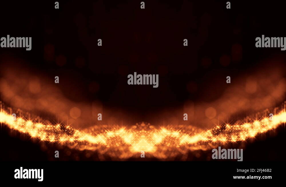 3d Render Of Loop Sci Fi Animation With Glow Particles Form Rolling