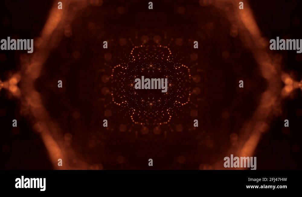 3d Render Of Loop Sci Fi Animation With Glow Particles Form Rolling