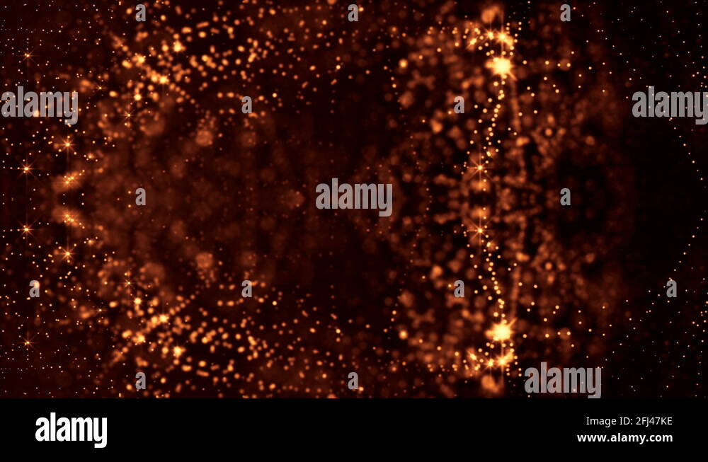 3d render of loop sci-fi animation with glow particles form rolling structures Stock Video ...