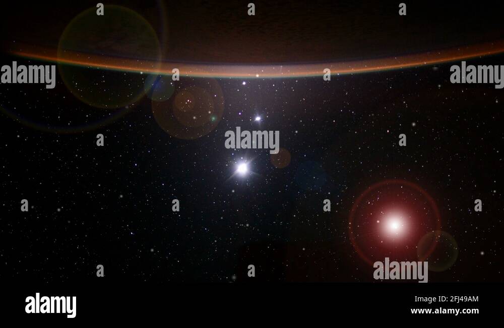 Moon Venus Jupiter Earth space alignment Stock Video Footage - Alamy