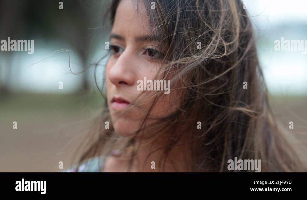 Girl wind blowing Stock Videos & Footage - HD and 4K Video Clips - Alamy