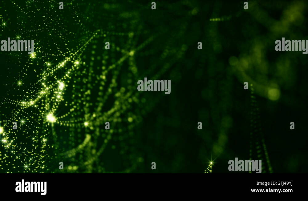 3d Render Of Loop Sci Fi Animation With Glow Particles Form Rolling