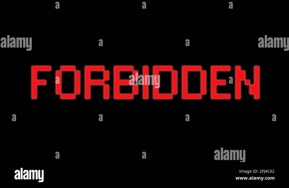 Forbidden word Stock Videos & Footage - HD and 4K Video Clips - Alamy