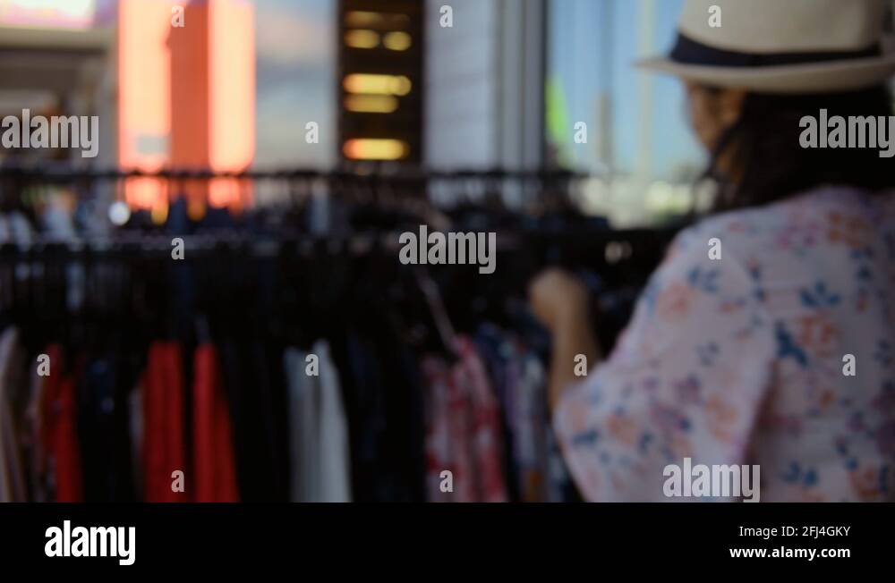 Thrift store clothes rack Stock Videos & Footage - HD and 4K Video ...