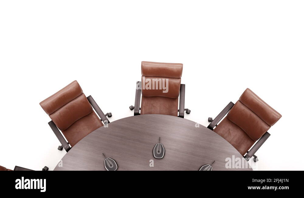 Round wooden conference table Stock Videos & Footage - HD and 4K Video ...