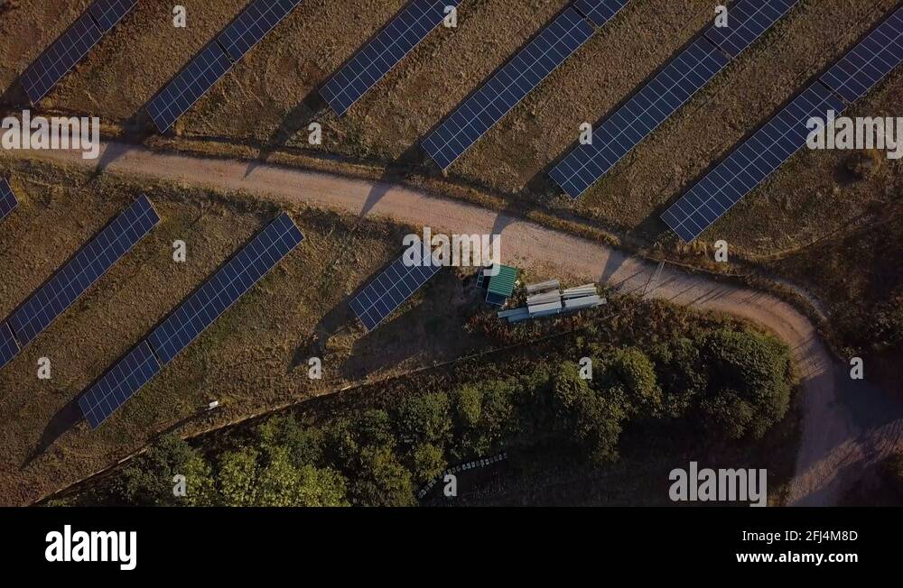 Birds eye view sunny solar Stock Videos & Footage - HD and 4K Video ...