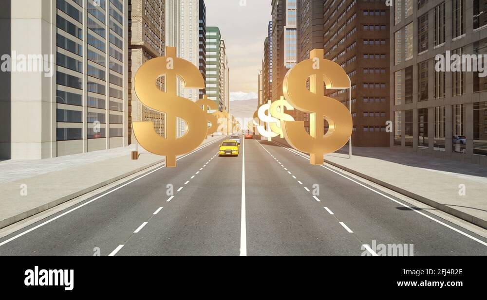 Dollar sign and road Stock Videos & Footage - HD and 4K Video Clips - Alamy