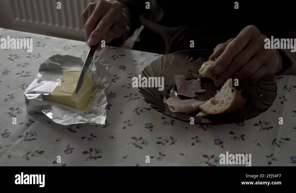 Man eating bread ham Stock Videos & Footage - HD and 4K Video Clips - Alamy