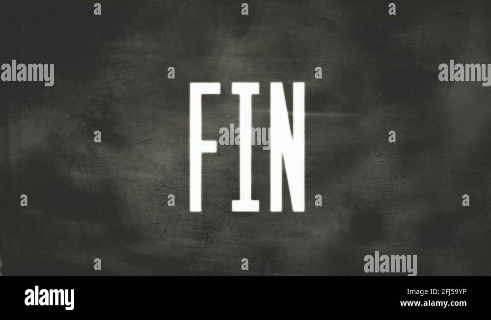 Movie end screen fin Stock Videos & Footage - HD and 4K Video Clips - Alamy