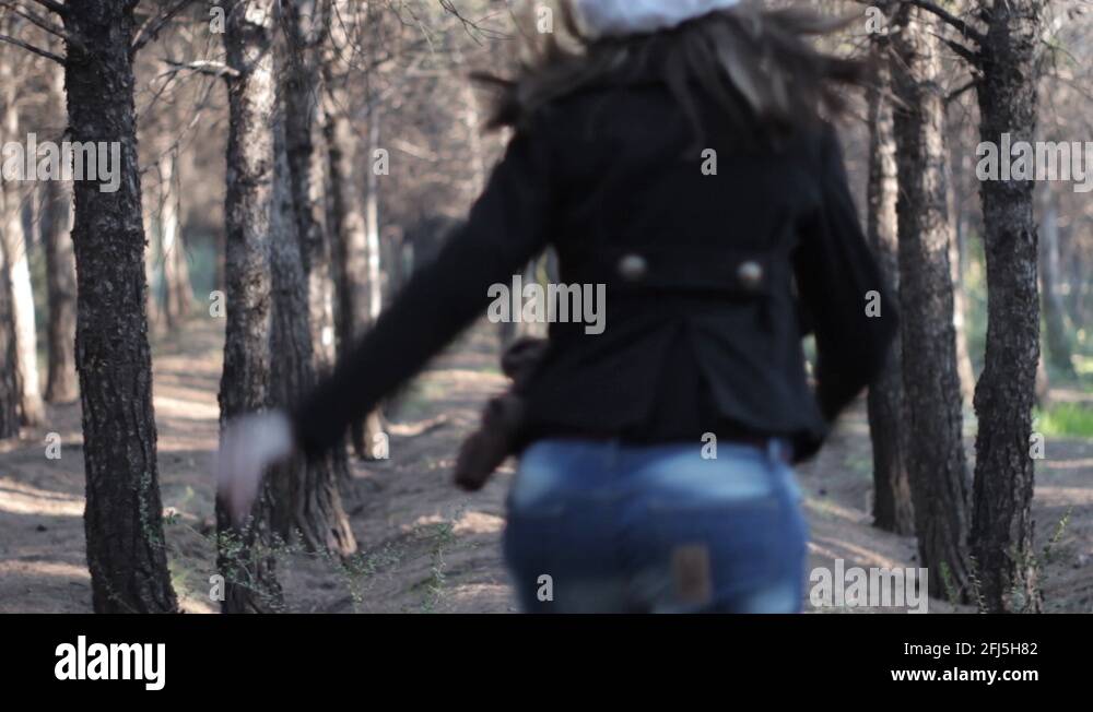 Woman escaping running Stock Videos & Footage - HD and 4K Video Clips ...