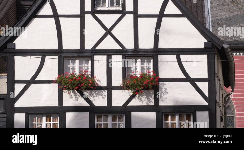 Half timbered house facade design Stock Videos & Footage - HD and 4K ...