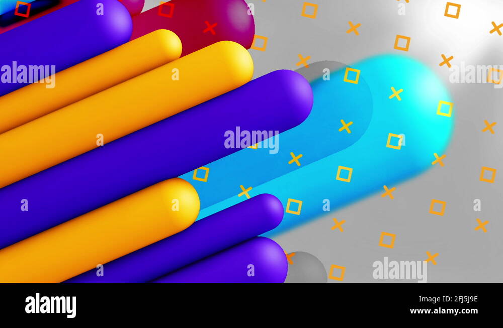 3d lines gradient background. VJ Seamless loop background Stock Video ...