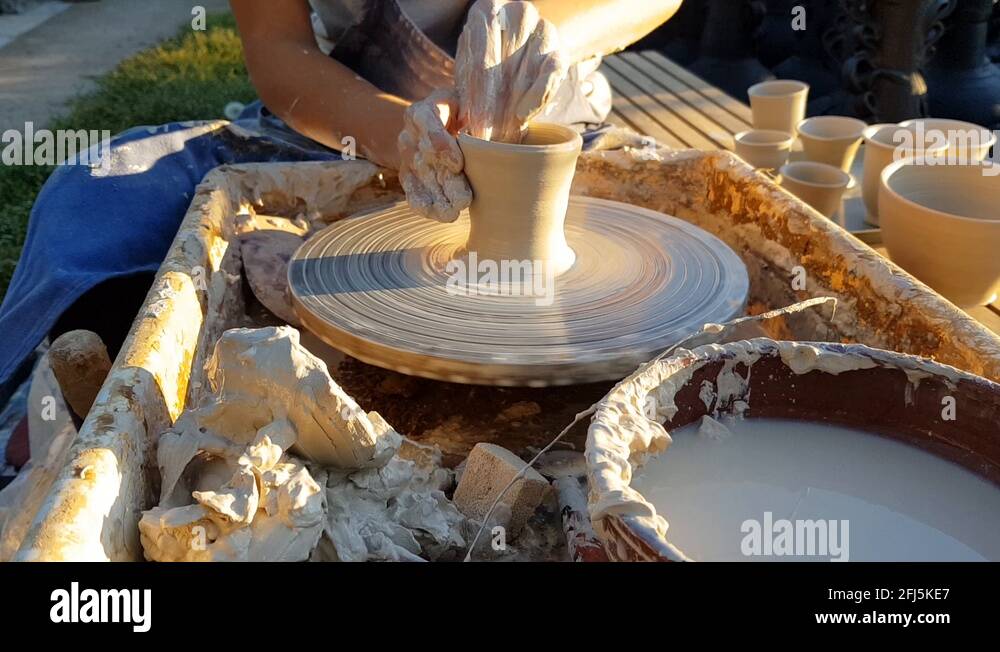 Girl making pottery Stock Videos & Footage - HD and 4K Video Clips - Alamy