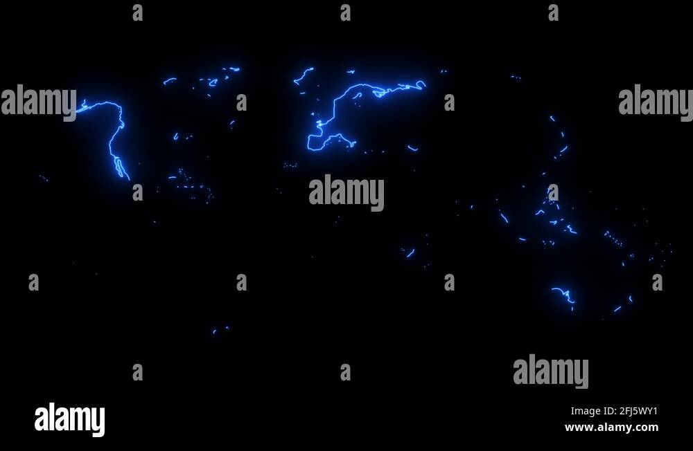 Neon blue map Stock Videos & Footage - HD and 4K Video Clips - Alamy