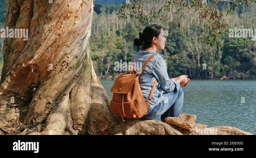 Woman enjoy lake view Stock Videos & Footage - HD and 4K Video Clips ...