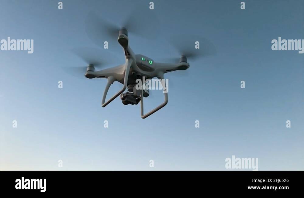 Rotating propeller white quadcopter Stock Videos & Footage - HD and 4K ...