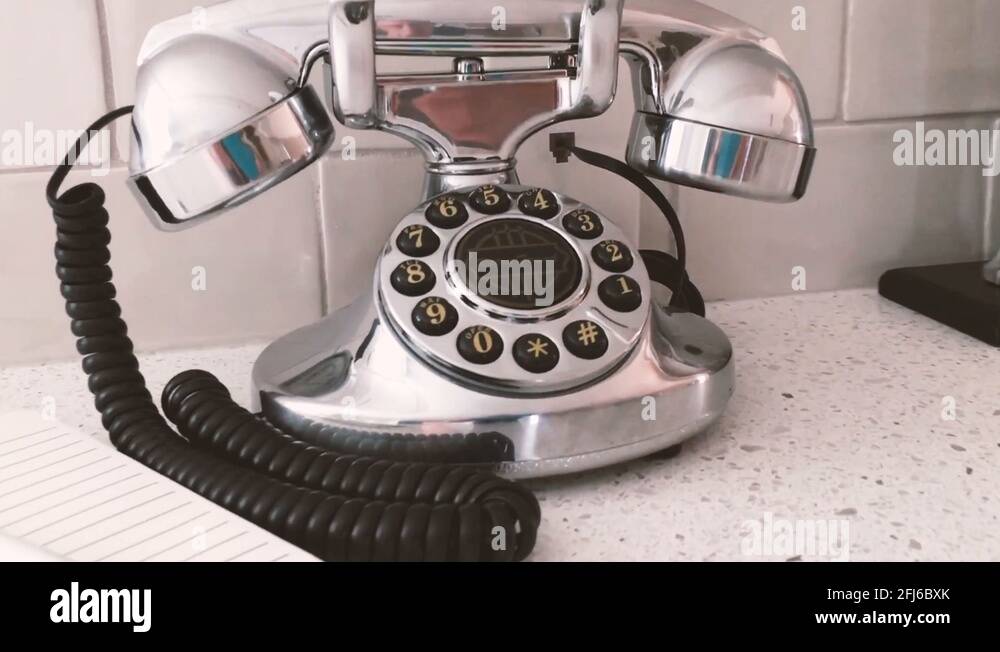Vintage retro style telephone Stock Videos & Footage - HD and 4K Video ...