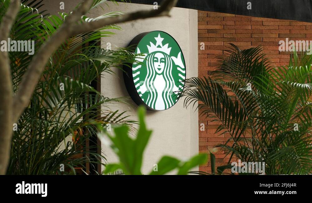 Starbucks logo on sign Stock Videos & Footage - HD and 4K Video Clips ...