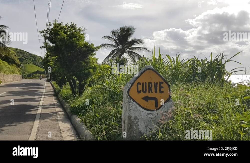 Road sign for curve ahead Stock Videos & Footage - HD and 4K Video ...