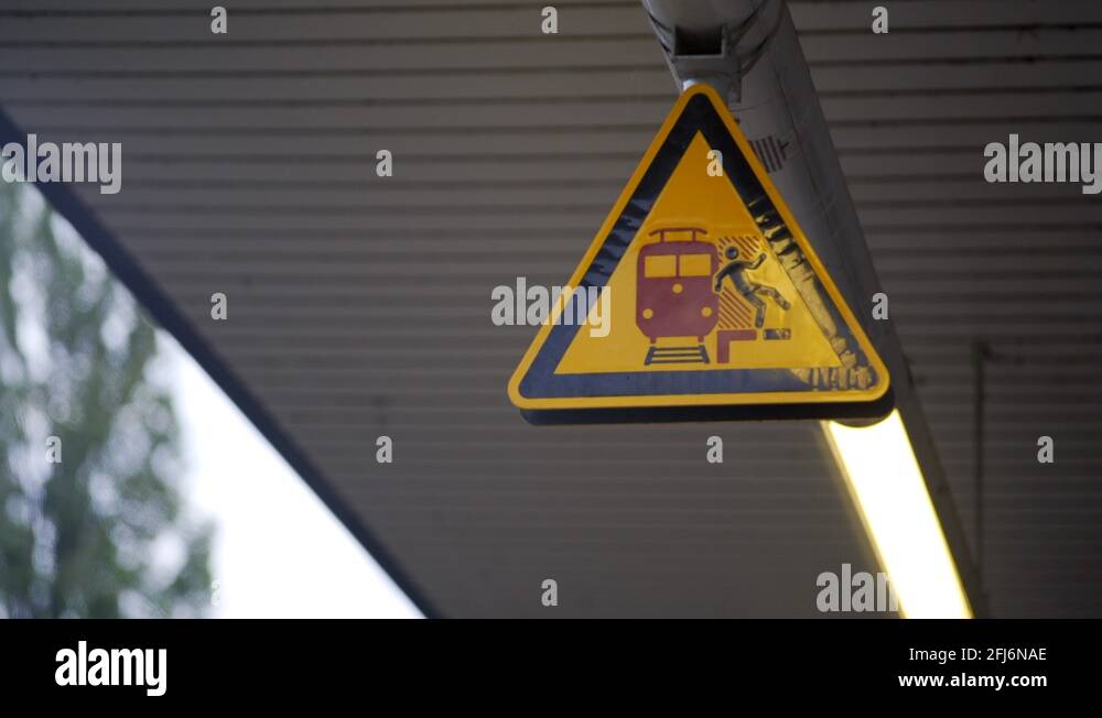 Danger sign railway train platform Stock Videos & Footage - HD and 4K ...