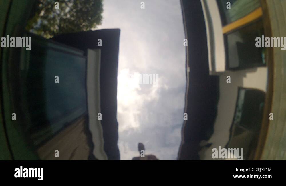 Me jumping in the swimming pool. Underwater view with a gopro hero ...