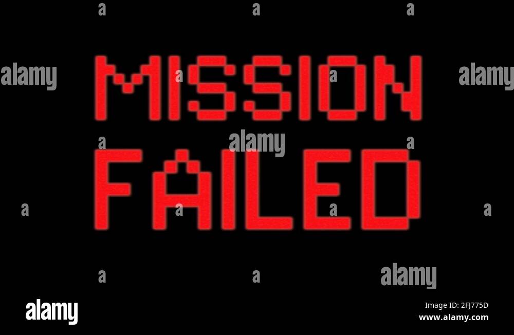 Mission failed word Stock Videos & Footage - HD and 4K Video Clips - Alamy