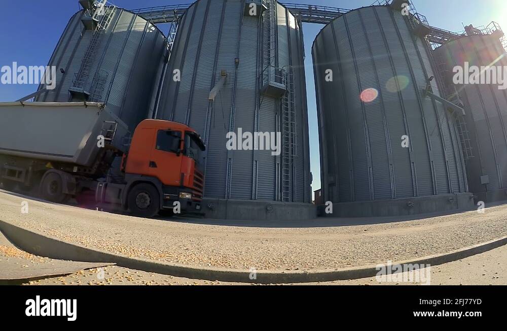 Truck unloading grain bins Stock Videos & Footage - HD and 4K Video ...