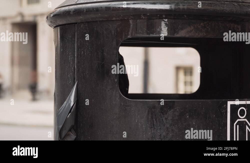Outdoor trash can Stock Videos & Footage - HD and 4K Video Clips - Alamy