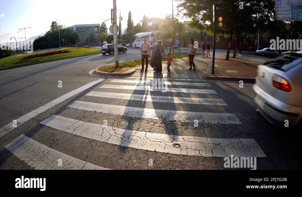 Man crossing street barcelona Stock Videos & Footage - HD and 4K Video ...