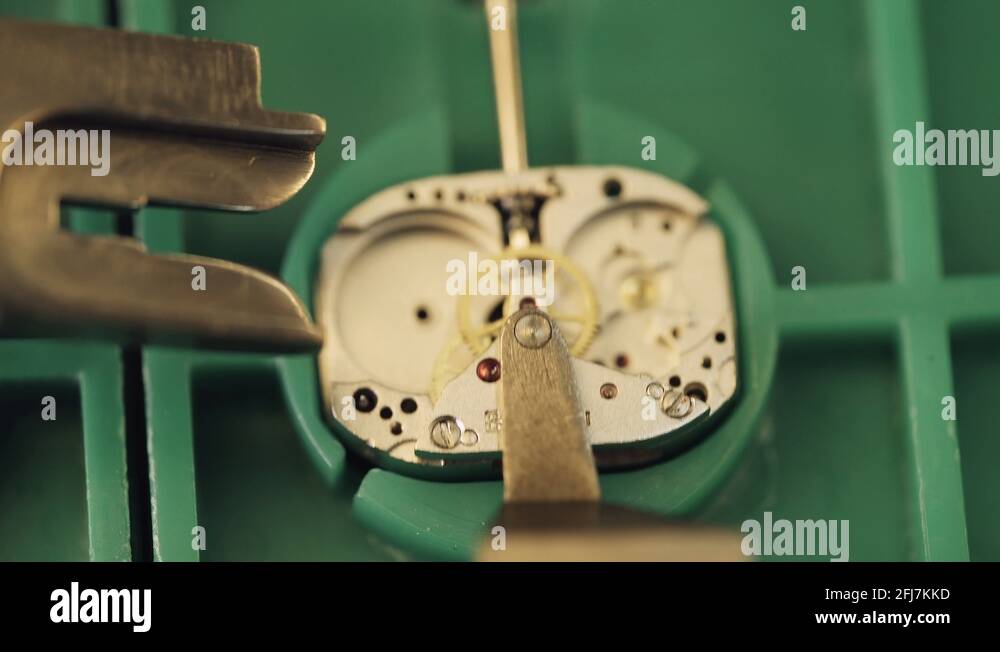 Production of watches, process of assembling the mechanism of a ...