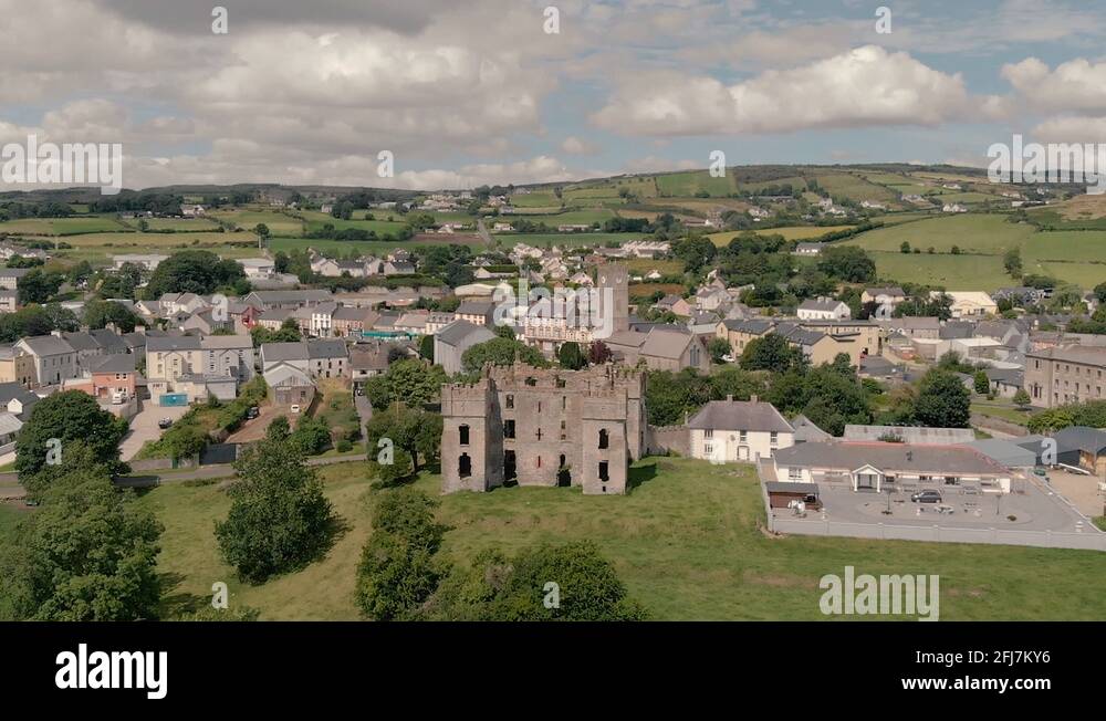 Raphoe Castle Donegal Ireland Stock Video Footage - Alamy