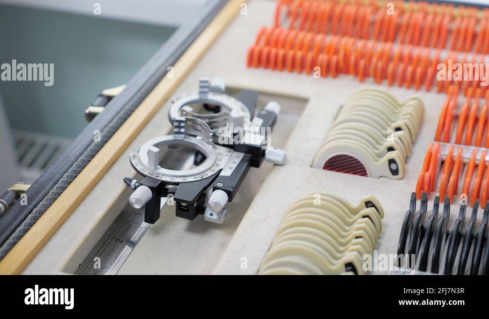 Eyes examination glasses diopter check Stock Videos & Footage - HD and ...